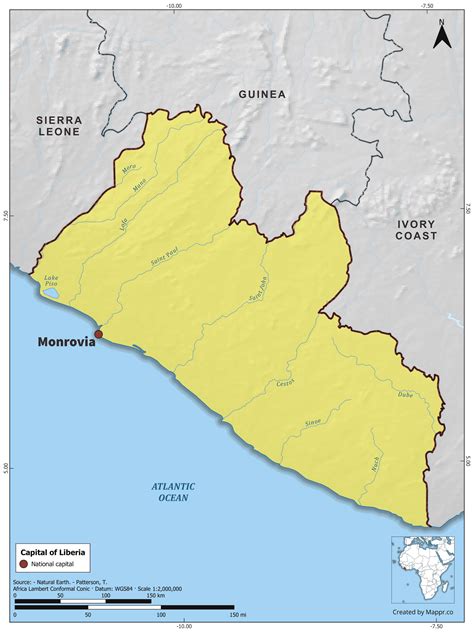 Liberia Maps Mappr