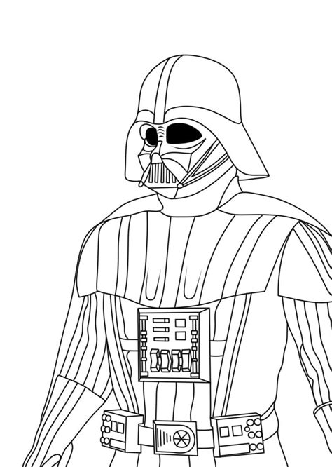 Coloriage Dark Vador Imprimer Sur Coloriageenfant
