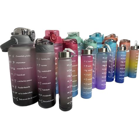 Kit Gal O De Agua Litro Garrafa L Copo P S Squeeze Academia