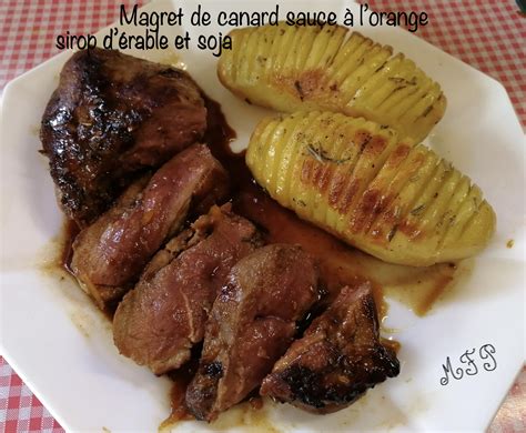 Magret de canard sauce à lorange sirop dérable et soja Recette Cookeo