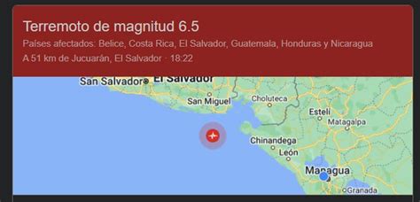 Fuerte sismo sacude el Pacífico de Nicaragua