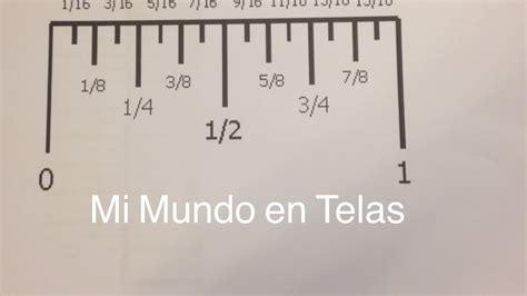 Reglas En Pulgadas Como Leerlas YouTube