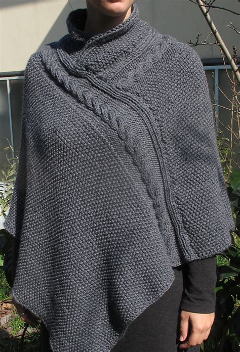 Modern Poncho Knitting Patterns In The Loop Knitting