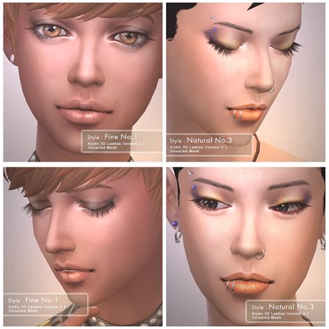 3D Lashes Uncurled Eyelashes Edition Kijiko