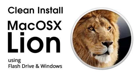 Fresh Install Mac OSX Lion On MacBook Pro Using Flash Drive And Windows