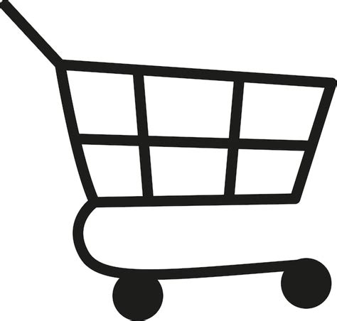 Icono De Carrito De Compras Vector Premium