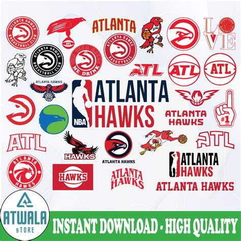 Atlanta Hawks Svg NBA Sports Basketball Bundle Svg NBA Sv Inspire