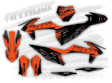 NitroMX Graphics For KTM SX SXF XC XCF 250 300 350 450 2019 2020 2021