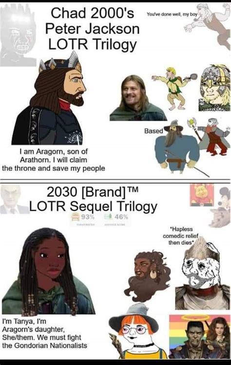 How LOTR Sequel Remake Will Look Like Meme By StefanKiller55 Memedroid