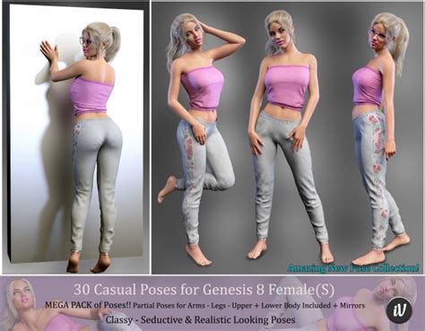 Casually Poses For Genesis 8 Female Telegraph