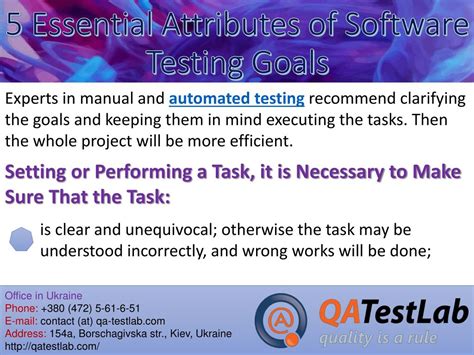 ppt 5 essential attributes of software testing goals powerpoint presentation id 7322849