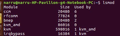 Commande Lsmod Sous Linux Avec Exemples StackLima