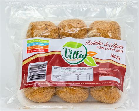 Bolinho De Aipim Carne Seca Vitta