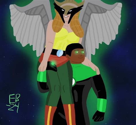 Green Lantern X Hawkgirl Planetary Protectors Rdcau