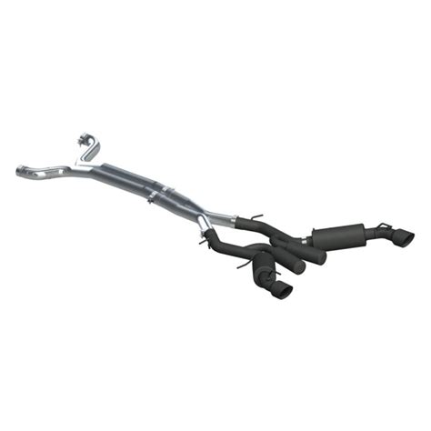 MBRP S7035BLK Black Series Aluminized Steel Cat Back Exhaust System