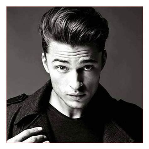 Neue Frisuren für Männer mit welligem Haar Frisur Rockabilly hair