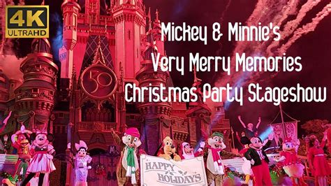 Disney Mickey Minnie S Very Merry Memories Stage Show From The