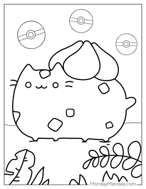 Pusheen Coloring Pages Free Pdf Printables