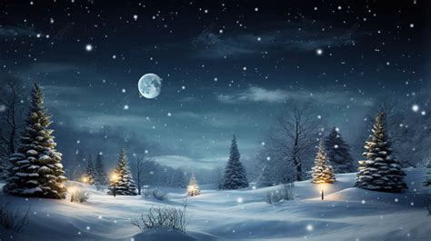 Snow Christmas Desktop Background