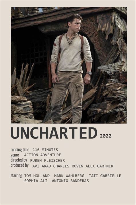 Uncharted Movie Poster In Movie Posters Uncharted Aesthetic