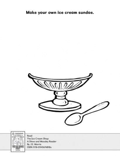 Printable Ice Cream Sundae Template Free Templates Printable