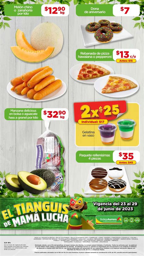 Ofertas Tianguis Bodega Aurrera En Frutas Y Verduras Al 29 De Junio 2023