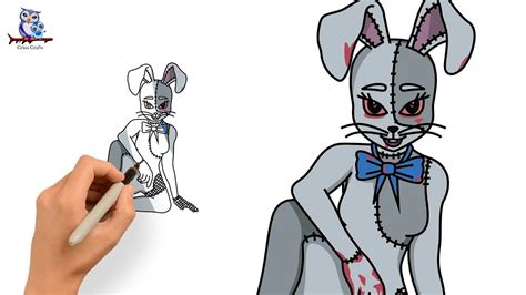 How To Draw Vanny FNAF Security Breach Tutorial