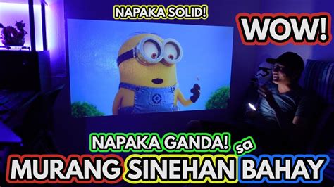 NAG PAGAWA NG MURANG SINEHAN SA BAHAY KAYA WALA TAYONG UPLOAD LUMOS