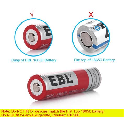 Ebl Lithium Rechargeable Batteries Mah V Pack And Li