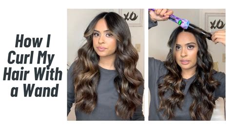 HOW TO CURL YOUR HAIR WITH A WAND FOR BEGINNERS YouTube