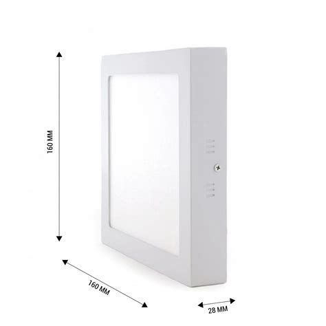 Panel LED Cuadrado de Adosar 12W Unilux Perú