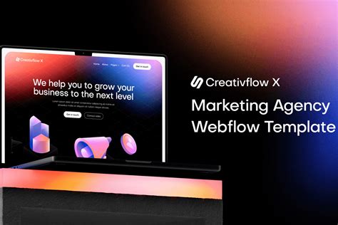 Creativeflow X Marketing Agency Webflow Template BRIX Templates