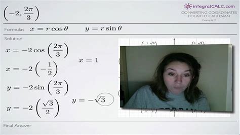 converting polar coordinates example 2 kristakingmath youtube
