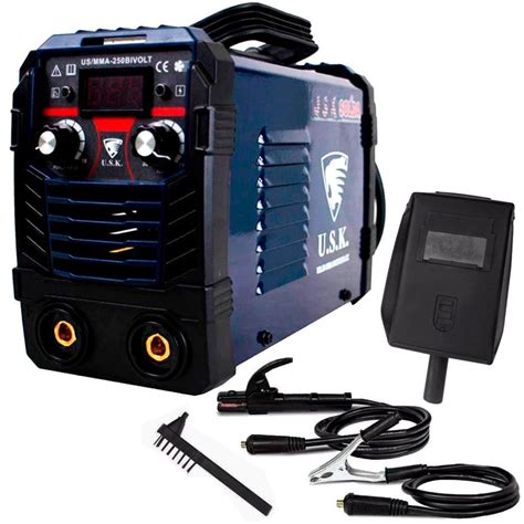 Máquina de Solda Inversora MMA 250 Painel Digital Bivolt 110 220V u S