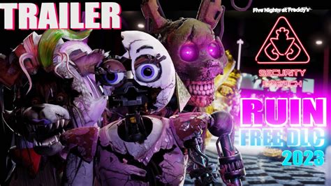 FNAF SB NEW RUIN DLC TRAILER FM YouTube