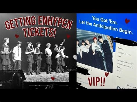 ENGENE LoG Buying ENHYPEN FATE PLUS Tickets Presale YouTube