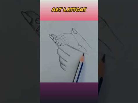 How To Draw Baby Hand Holding Mother S Finger ART LESSONS YouTube
