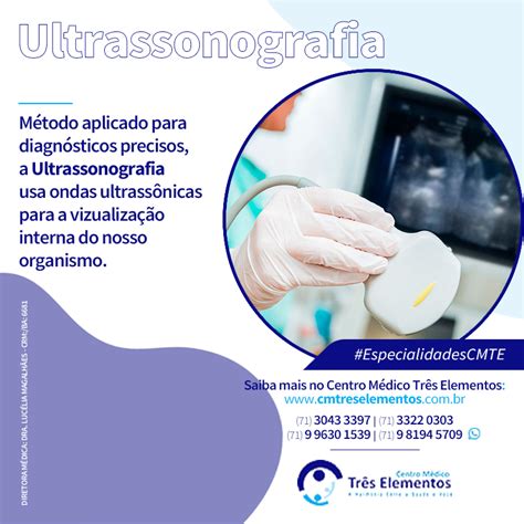 Ultrassonografias Centro Médico Três Elementos Consultas Exames