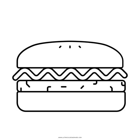 prisión impresión Condición coloring hamburger si puedes Depender de