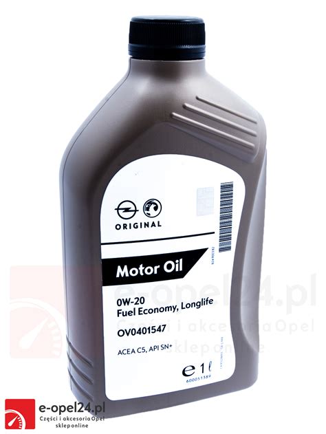Olej Silnikowy Opel GM 0W20 1L 95528693