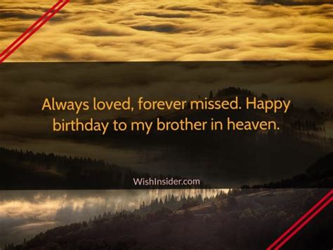30 Happy Birthday In Heaven Brother Quotes Wish Insider