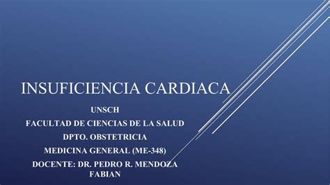 Insuficiencia Cardiaca Luis Sucso UDocz