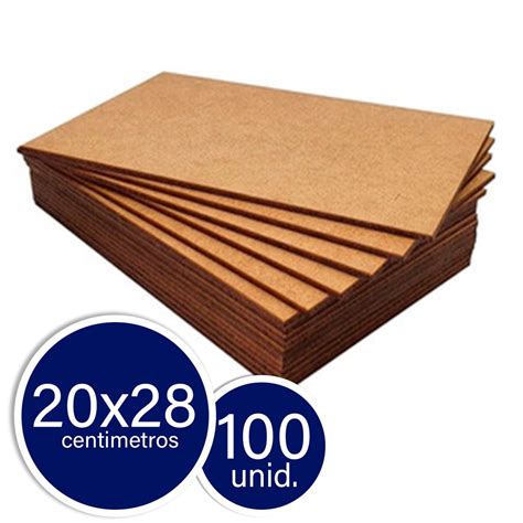 100 Placa Quadro Chapa Mdf Cru 3mm A4 20x28 Artesanato Shopee Brasil