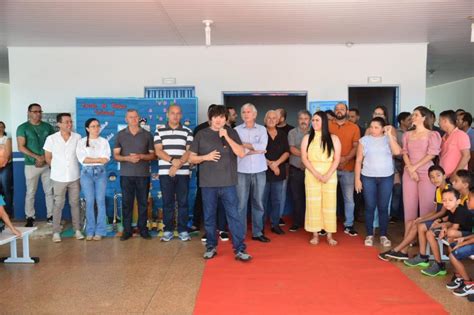 Prefeito Léo Cunha inaugura primeira Escola de Tempo Integral em Estreito