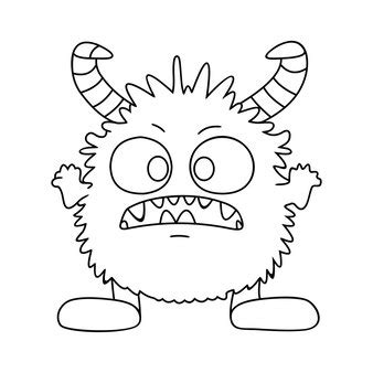Dibujos De Monstruos Personajes Para Colorear Vsun
