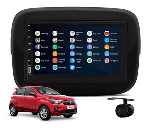 Central Multimídia Mp5 Fiat Mobi 2017 2018 2019 2020 Camera