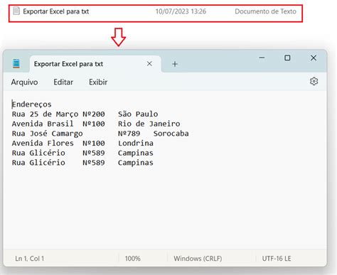 TXT Para Excel Como Importar E Exportar Excel Easy