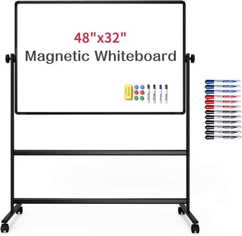 Amazon Viz Pro Double Sided Magnetic Mobile Whiteboard X