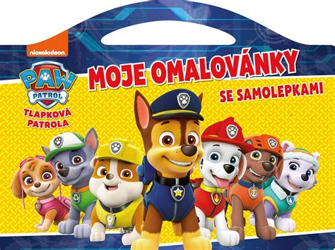 Tlapková patrola Moje omalovánky se samolepkami Egmont ČR 2020