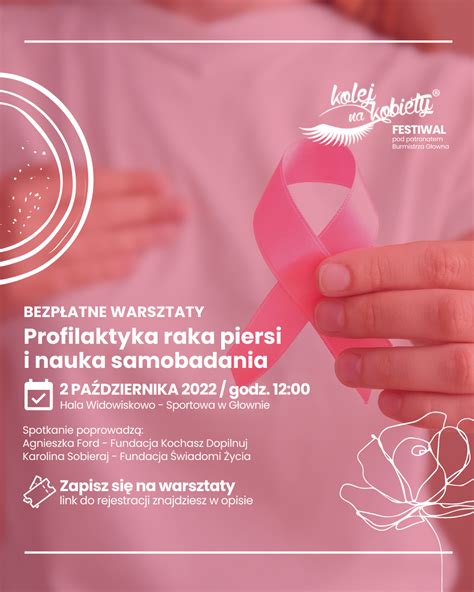 Warsztaty Profilaktyka Raka Piersi I Nauka Samobadania Festiwal